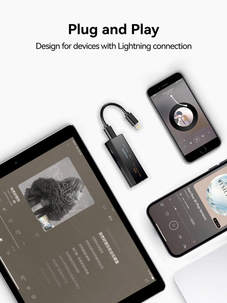 Cayin RU6 Lightning Cable - HiFi Connect