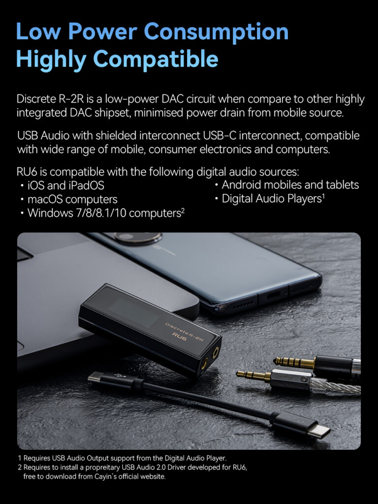 Cayin RU6 Dongle DAC - HiFi Connect