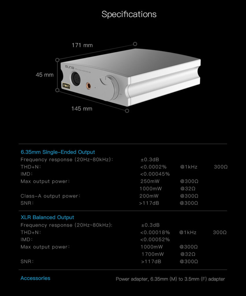 AUNE X7s 2021 Headphone Amp - HiFi Connect