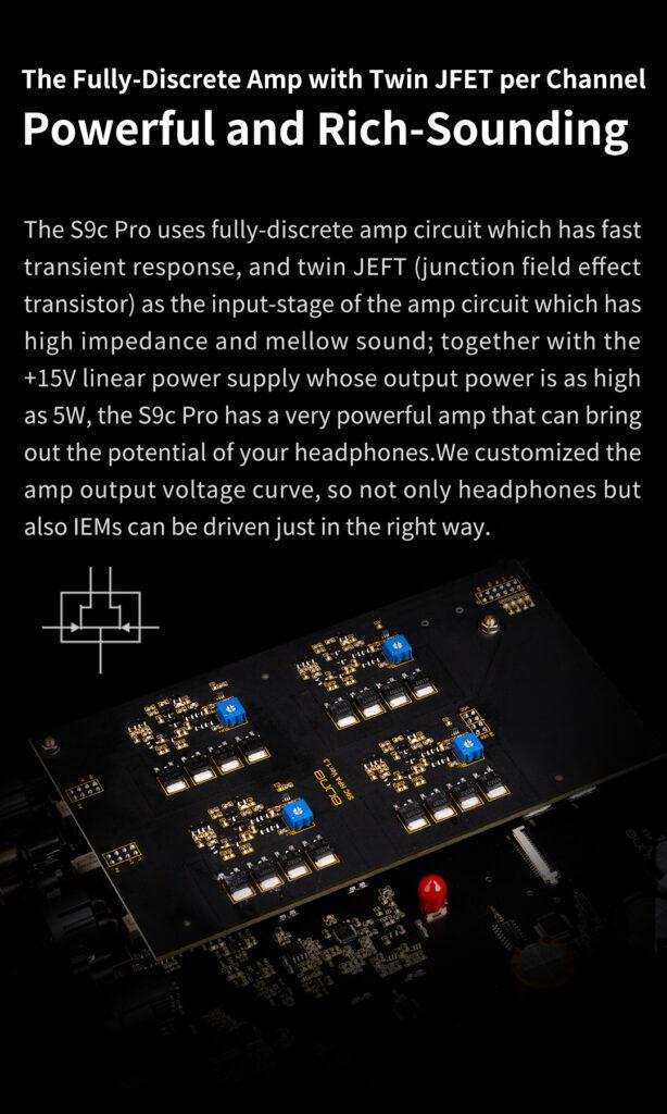 AUNE S9c PRO Headphone AMP / DAC + BT - HiFi Connect